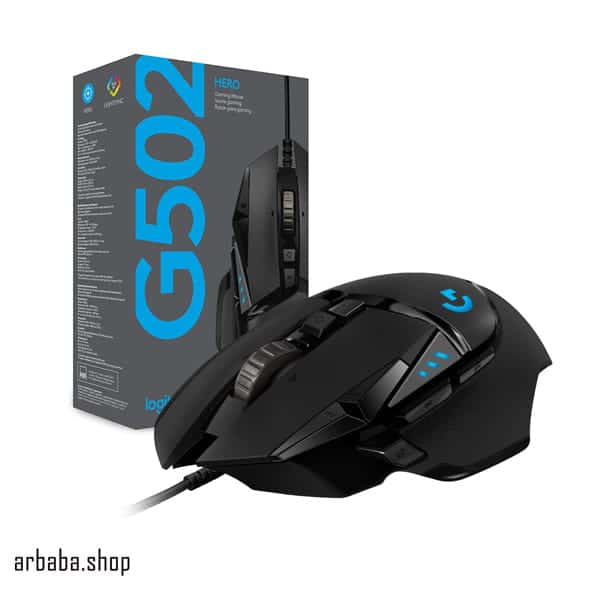 ماوس گیمینگ مدل Logitech G502 HERO - فروشگاه اینترنتی آربابا